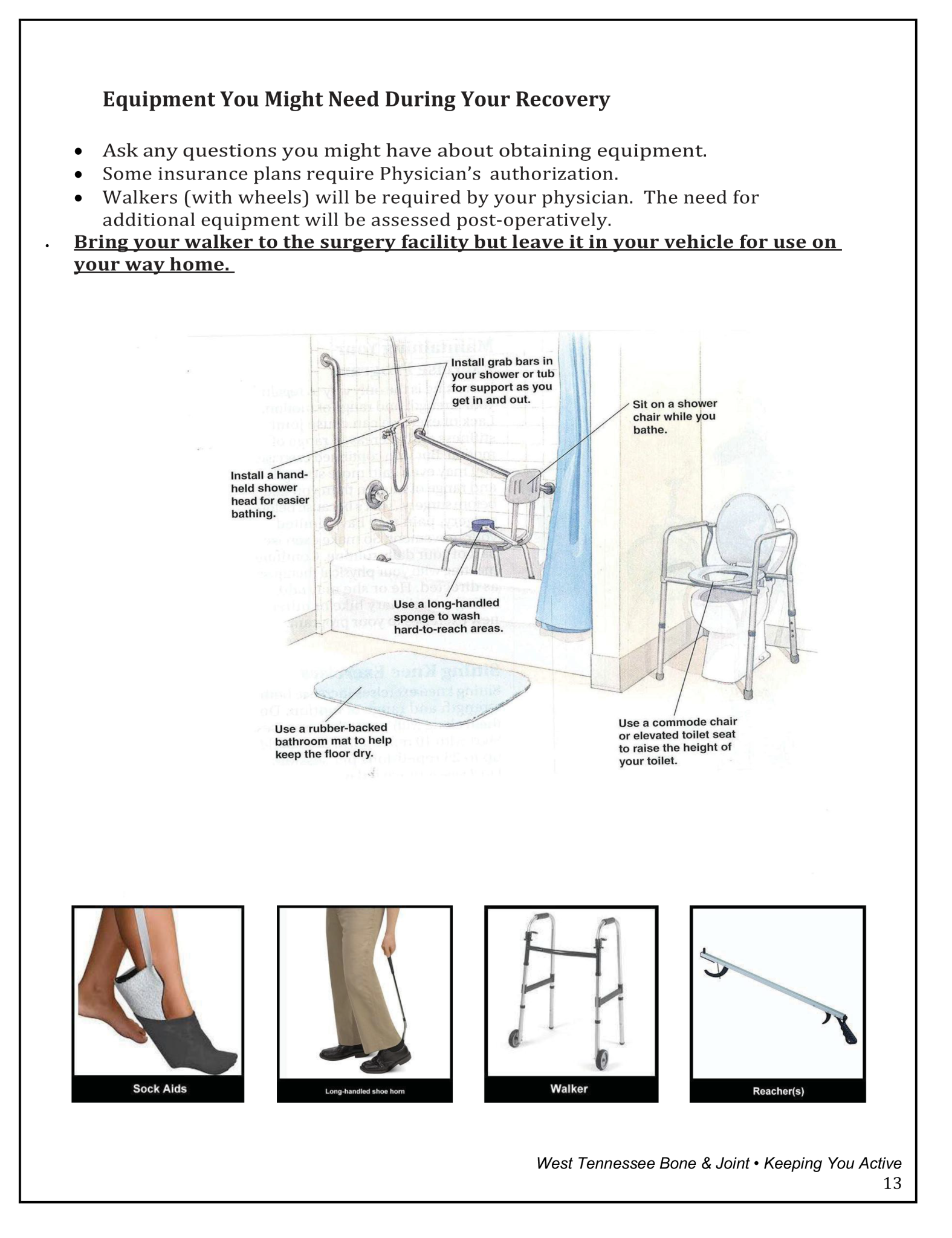 Guide to Faster Recovery:Total Hip Replacement | West Tennessee Bone ...