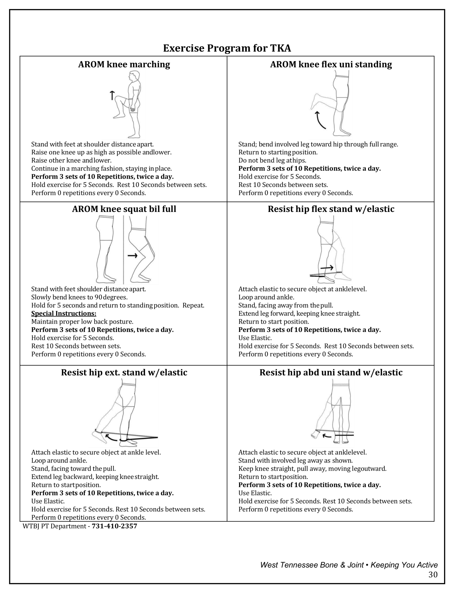 Guide to Faster Recovery:Total Knee Replacement | West Tennessee Bone ...