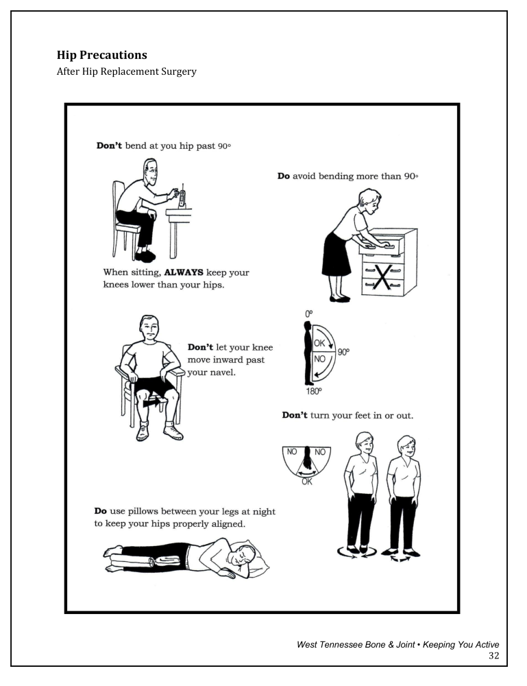 Guide to Faster Recovery:Total Hip Replacement | West Tennessee Bone ...