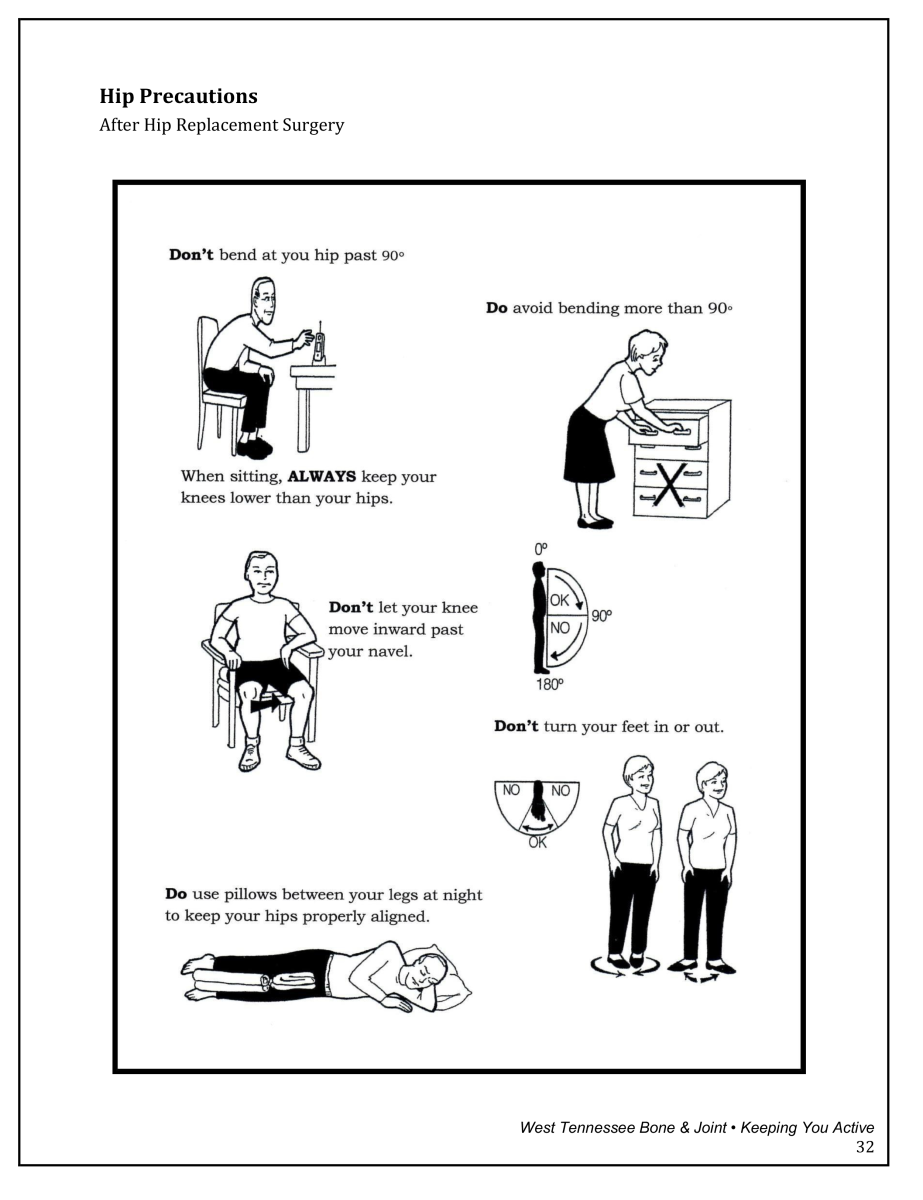 Guide to Faster Recovery:Total Hip Replacement | West Tennessee Bone ...